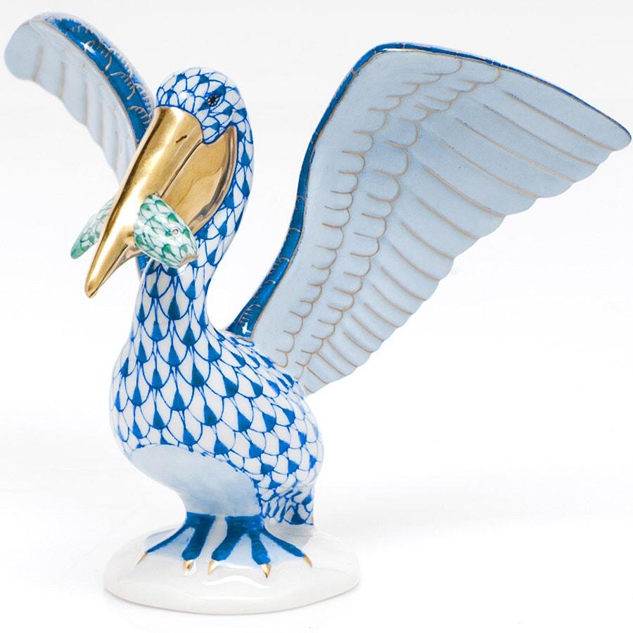 Herend Pelican with Fish