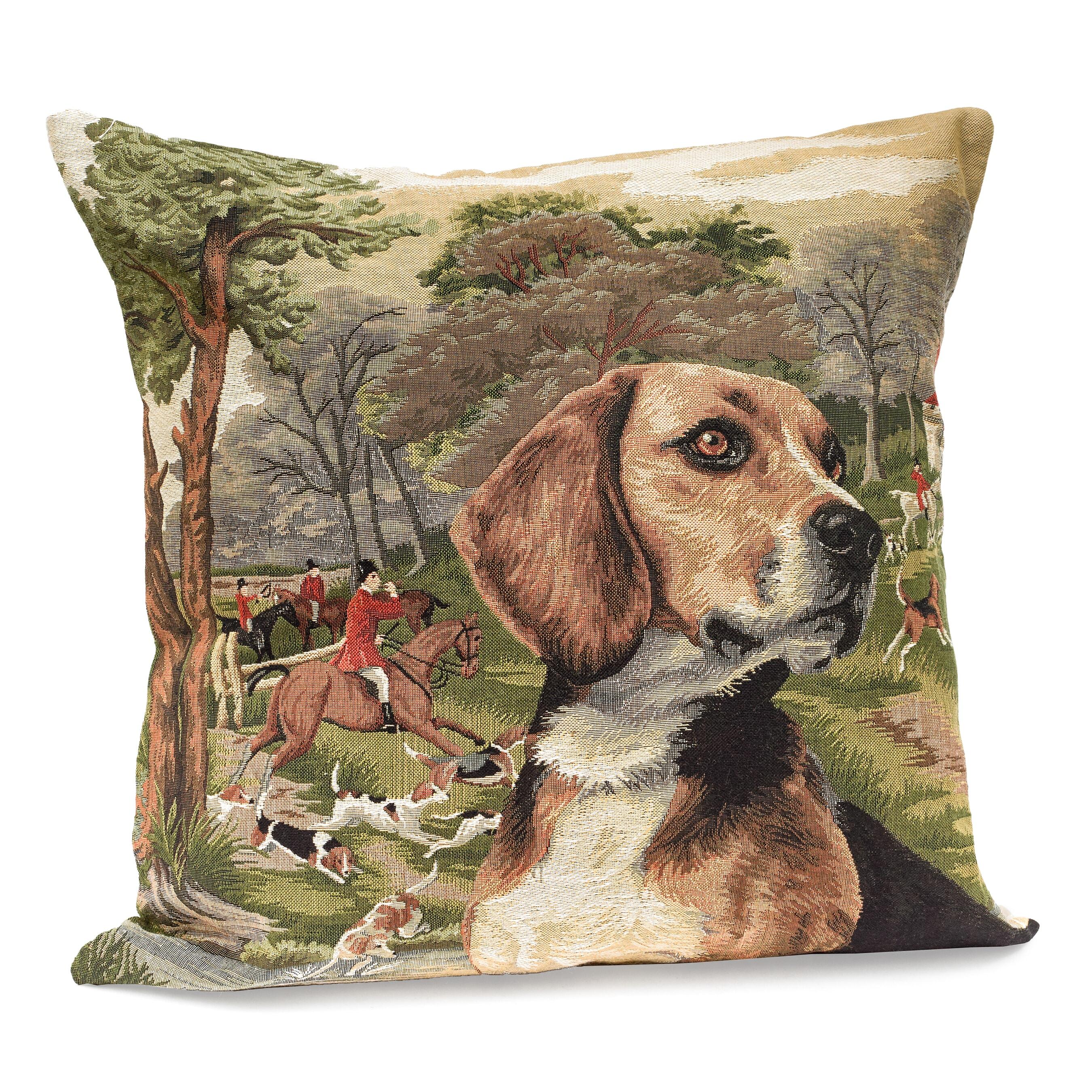 Hunting Dogs Tapestry Pillows