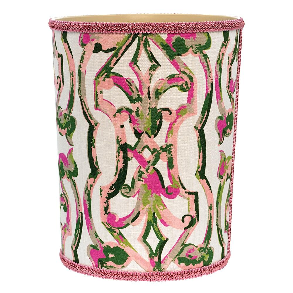 Tickled Pink Wastebasket & Tissue Box Cover