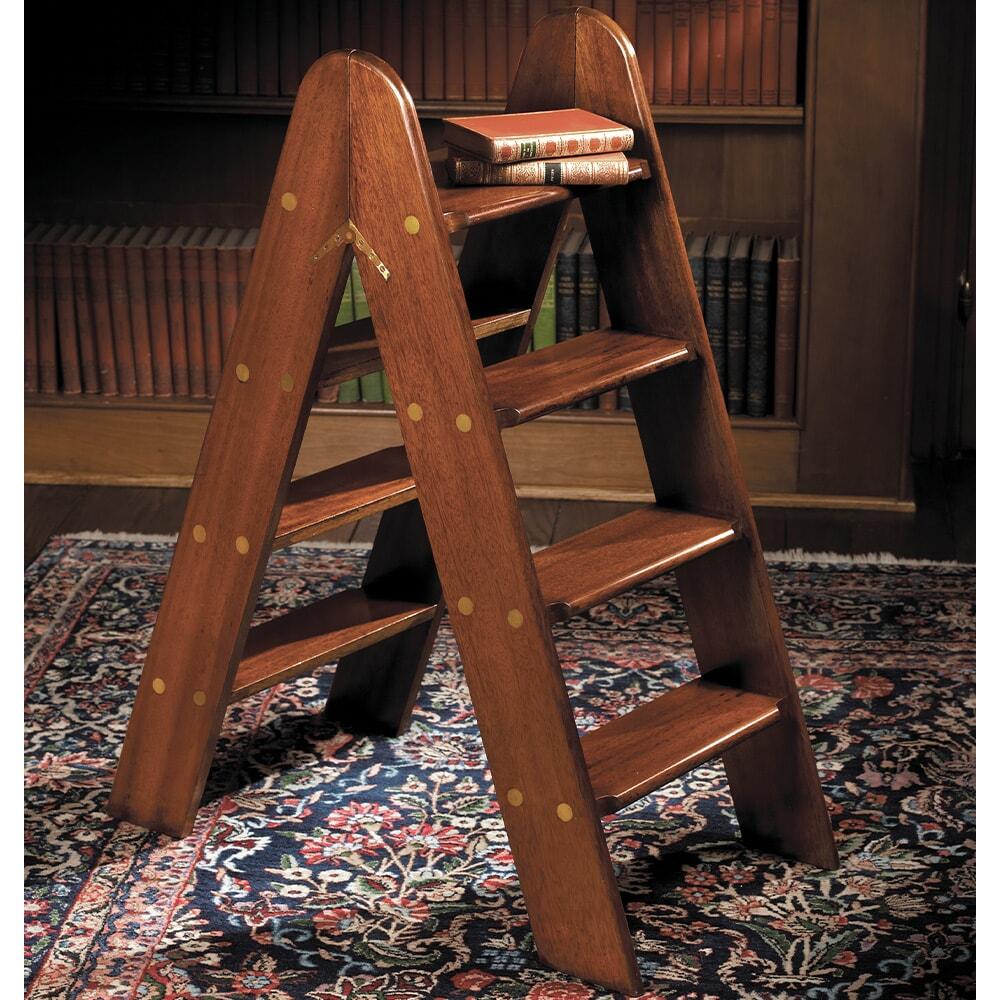 Mahogany Library Steps