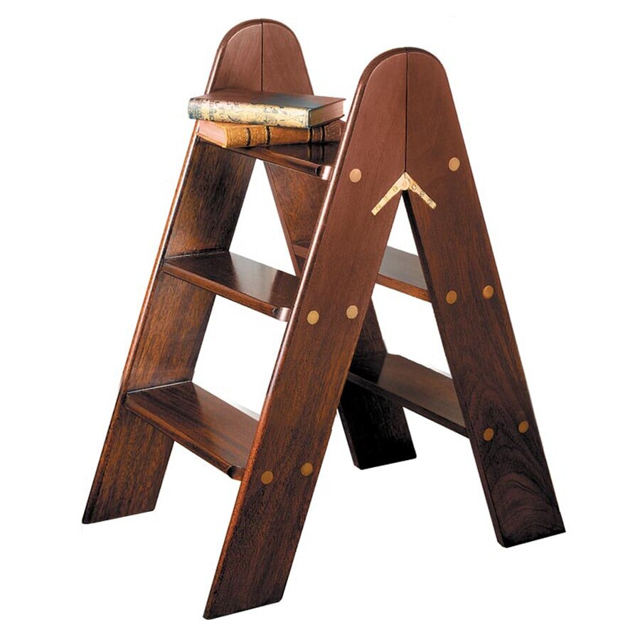 Mahogany Library Steps