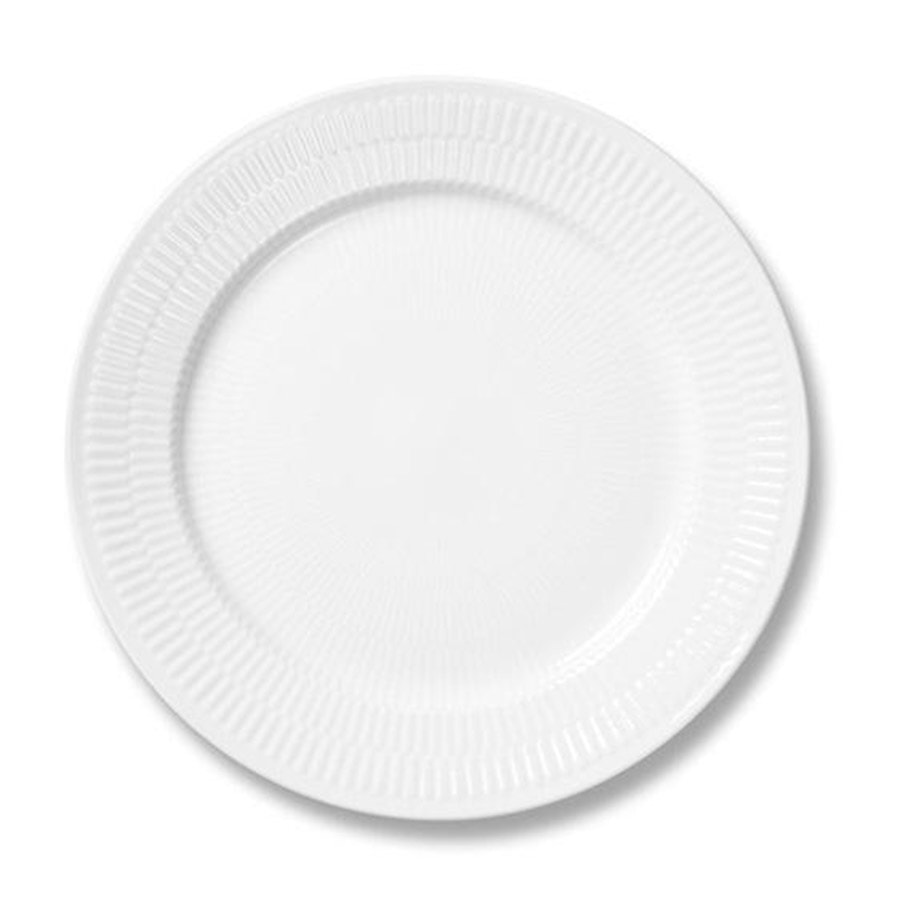 Royal Copenhagen White Fluted Plain