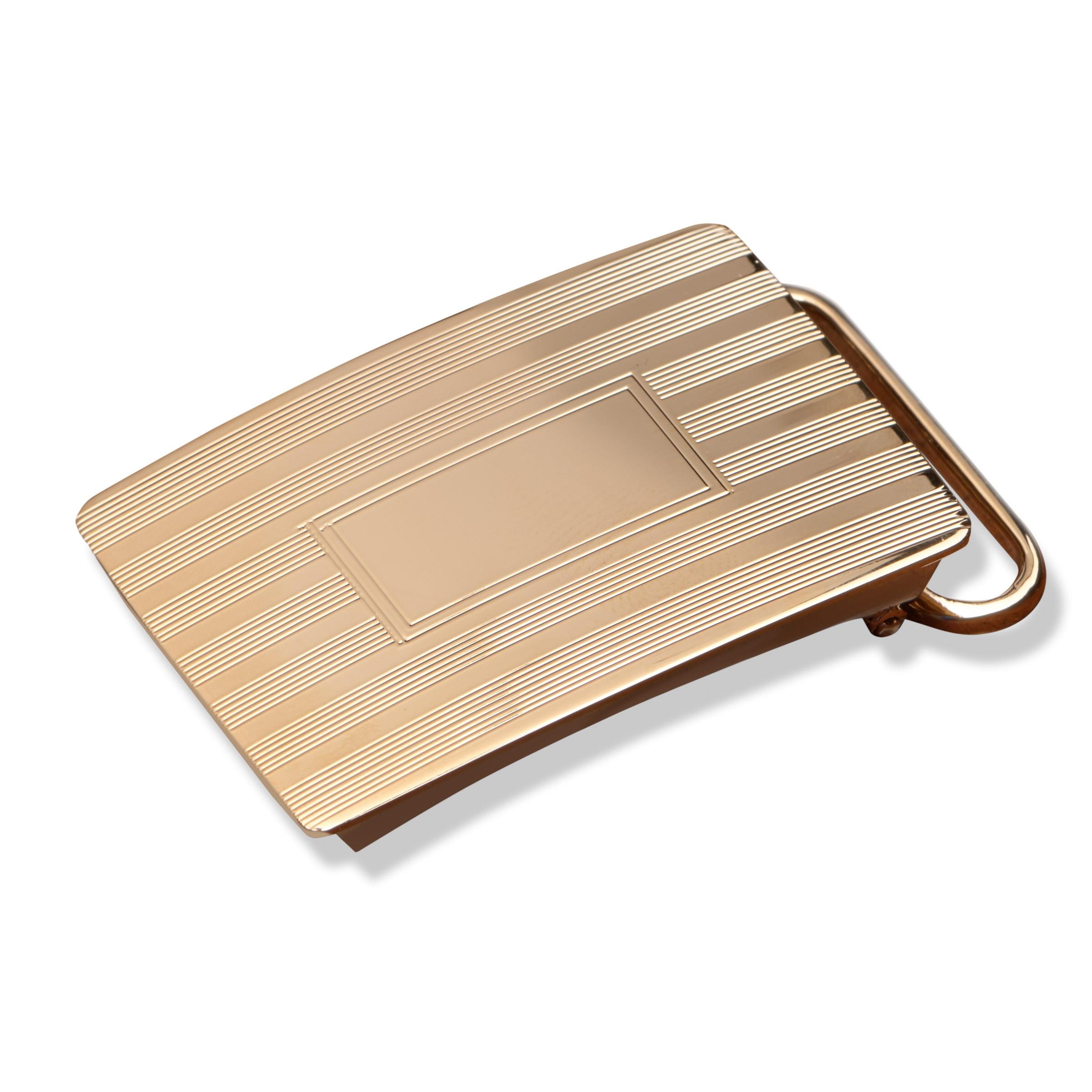 Sterling Silver Rectangular Belt Buckles