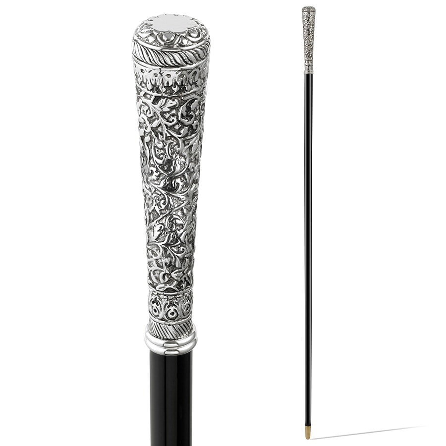 Silver Handled Italian Walking Sticks