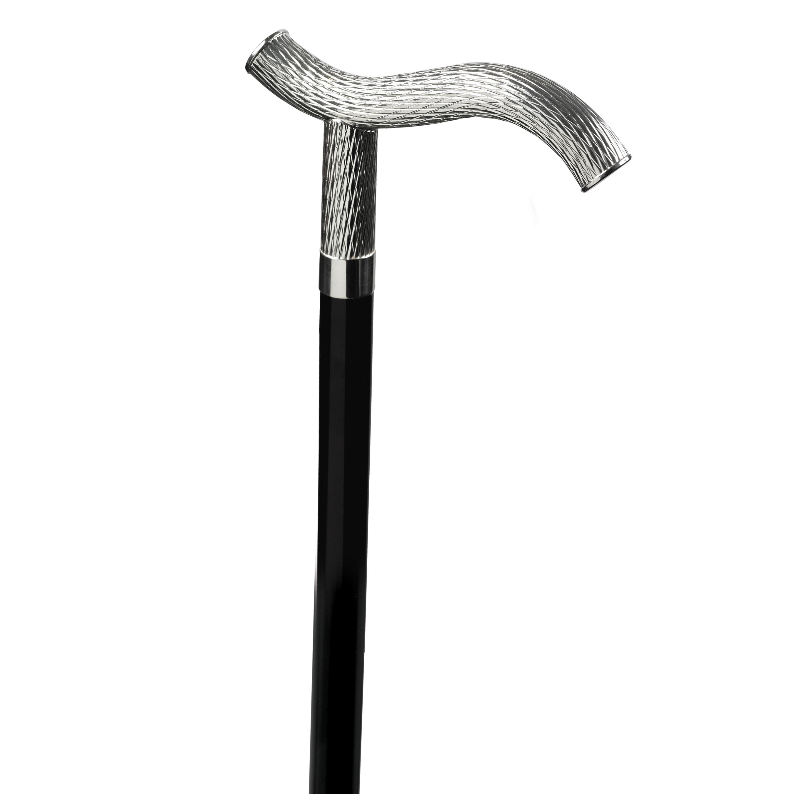 Silver Handled Italian Walking Sticks