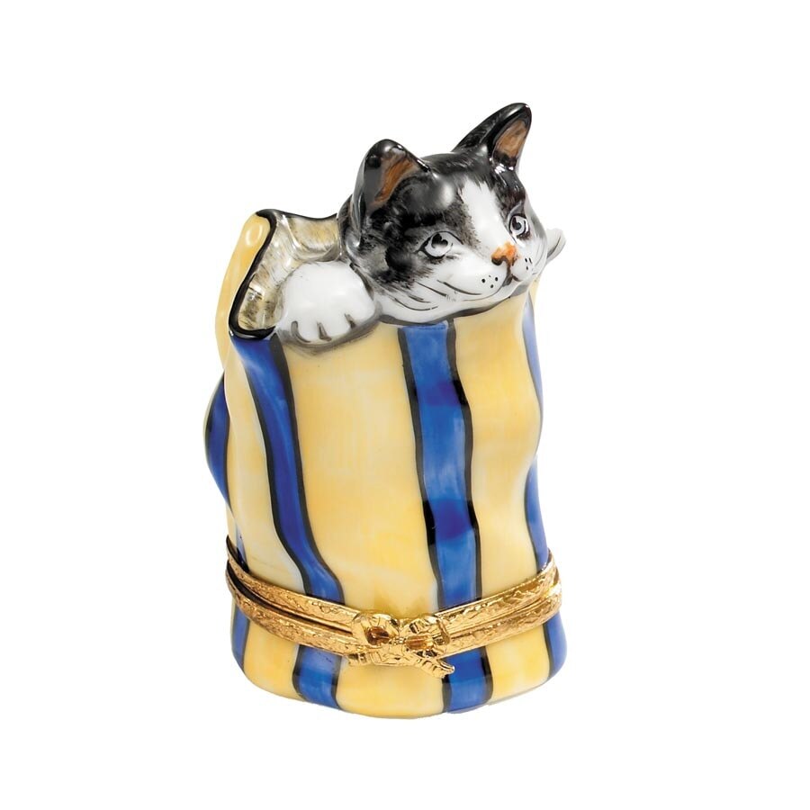 Cat in Bag Limoges Box, Limited Edition