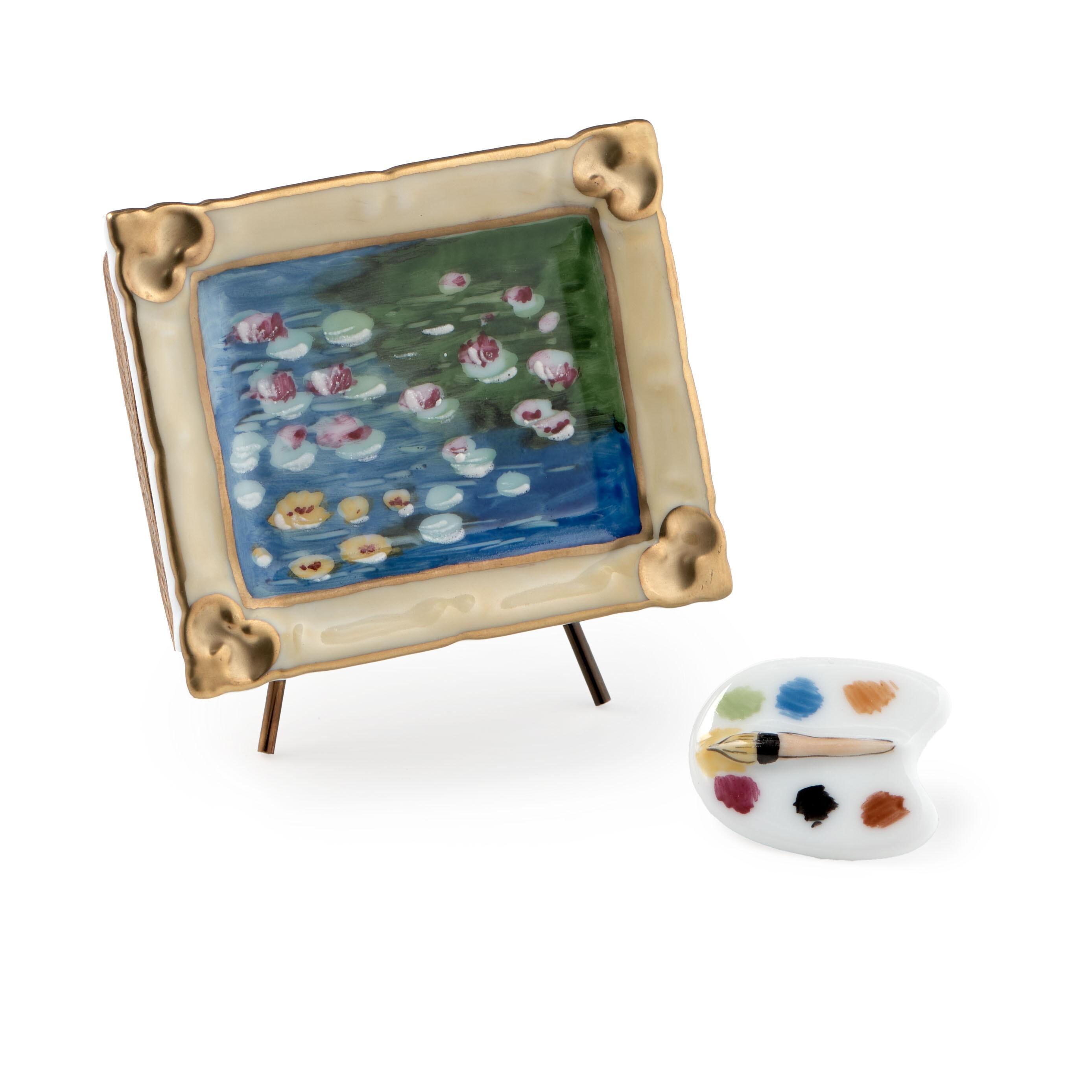 Water Lilies Limoges Box