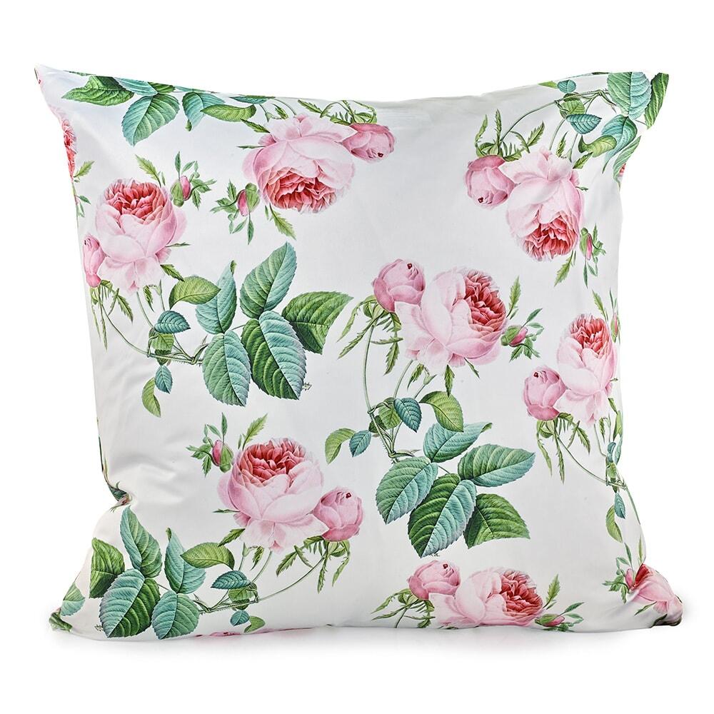 Redoute Pink Rose Pillow