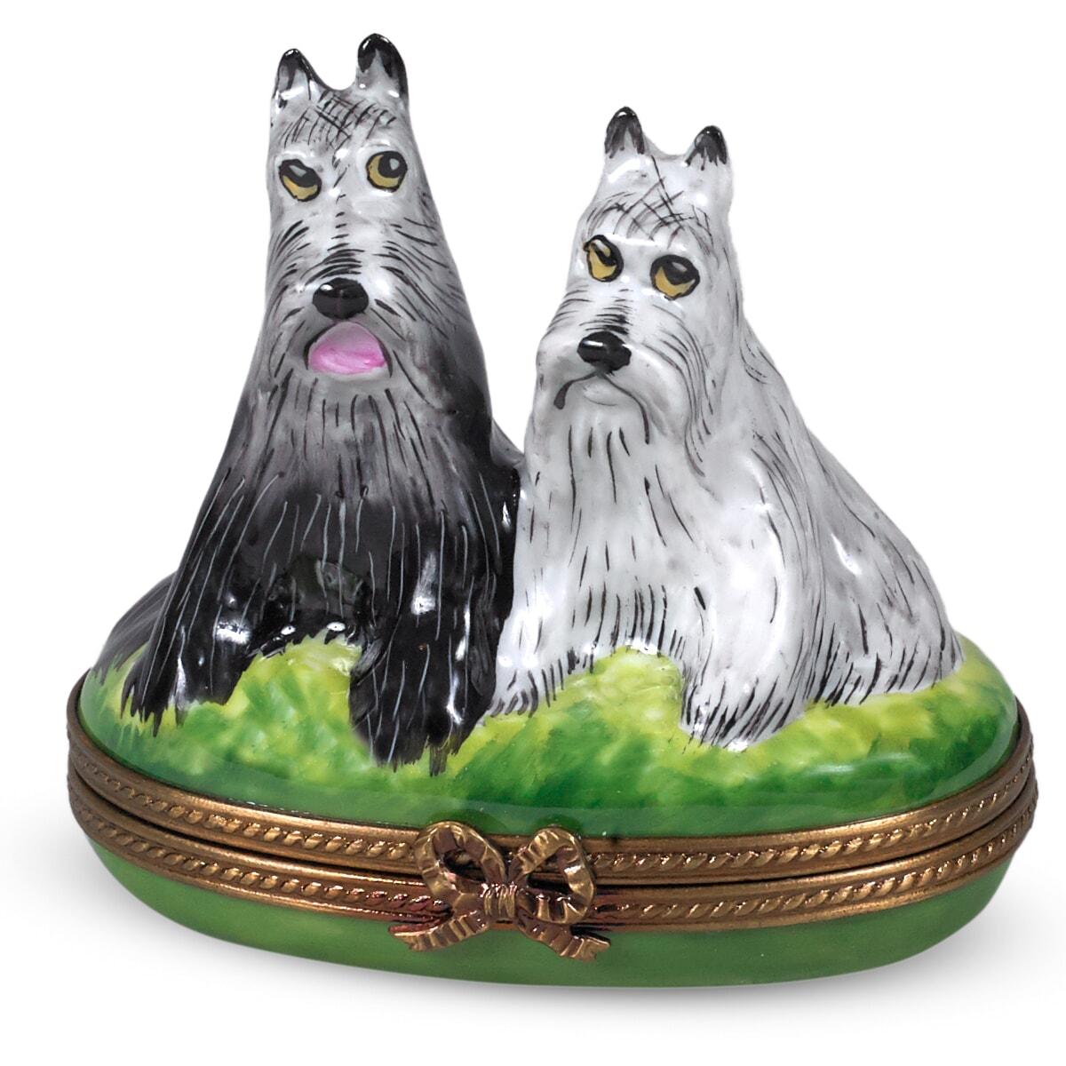 Two Scotties Limoges Box