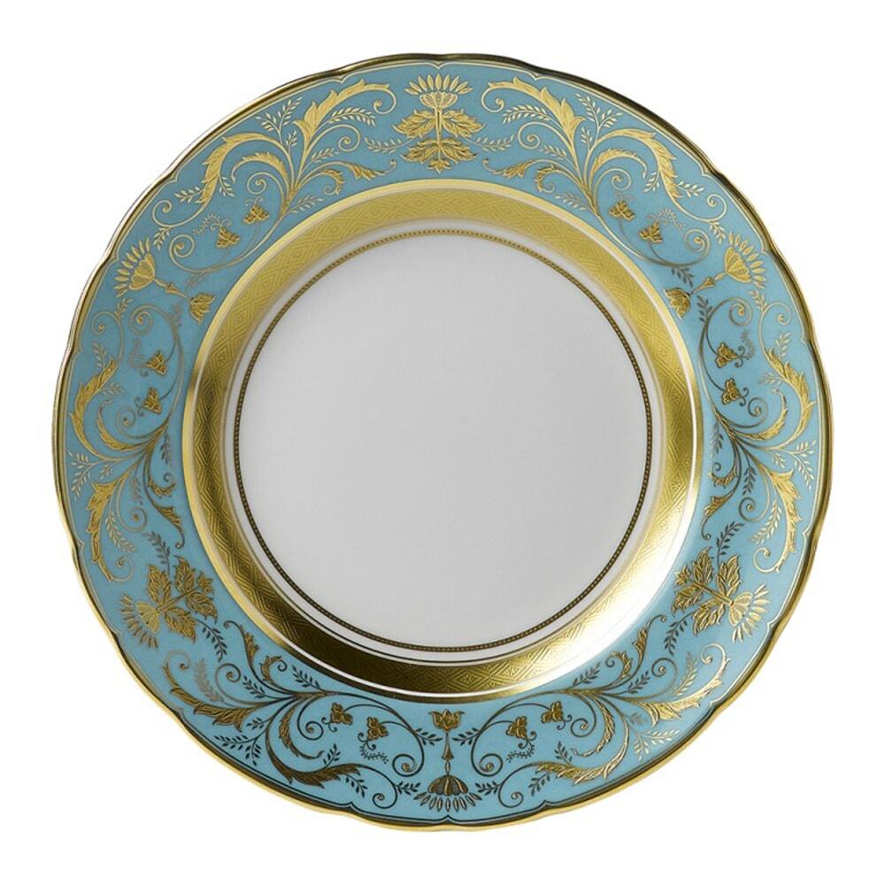 Royal Crown Derby Regency Turquoise Salad Plate