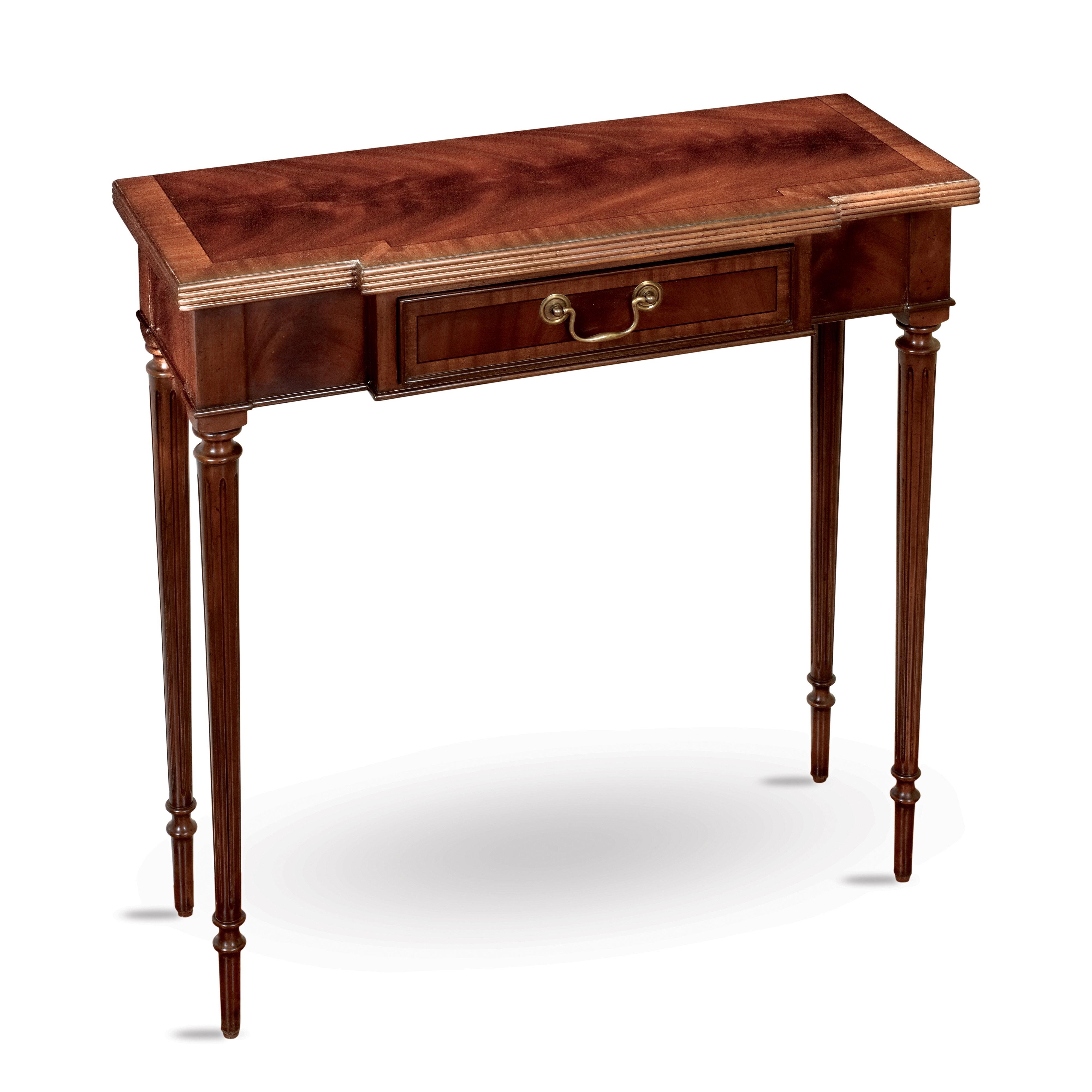 Mahogany Breakfront Console Table
