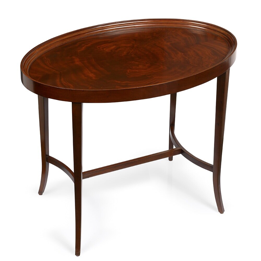 Mahogany Oval Tea Table