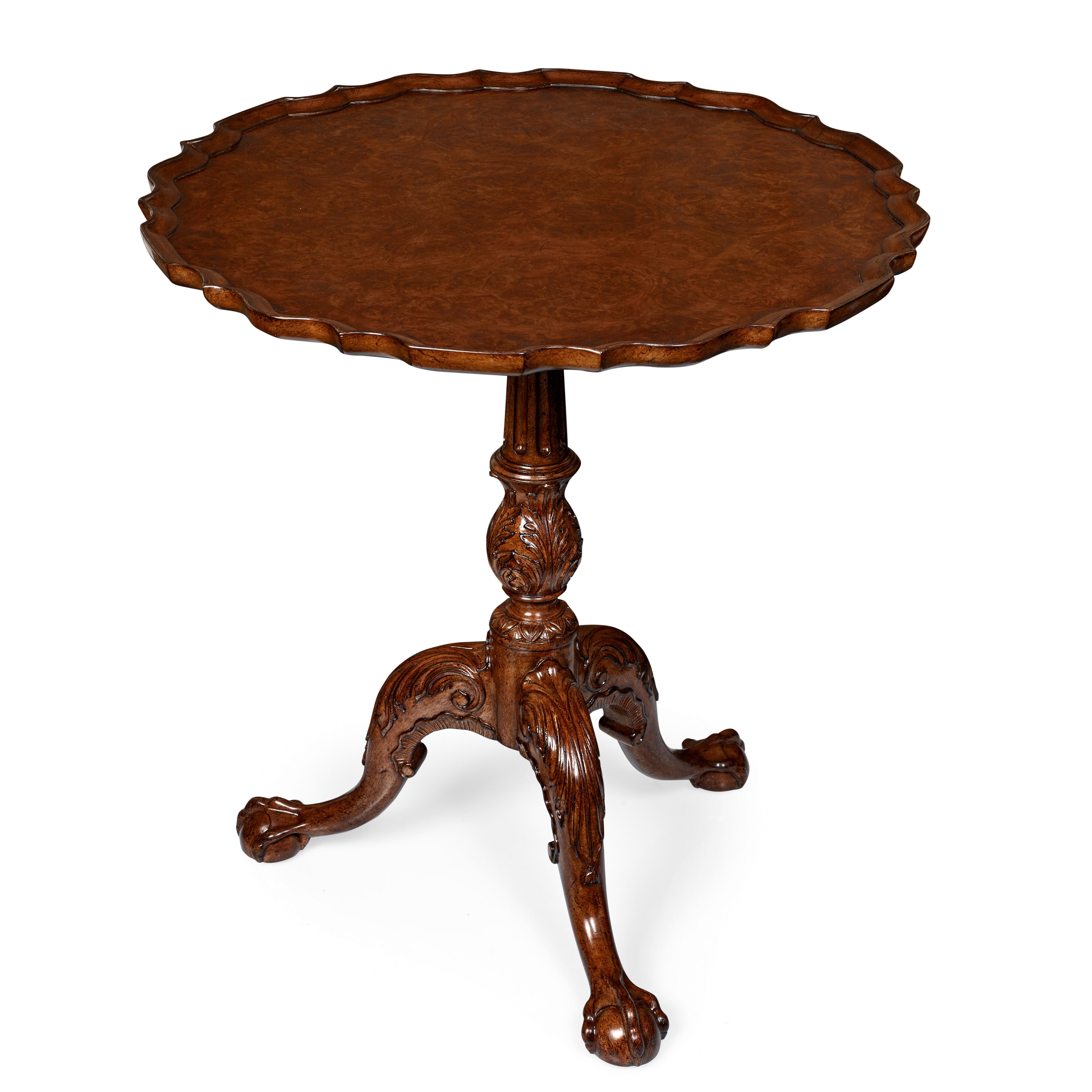 Pie Crust Table, Claw & Ball Footing
