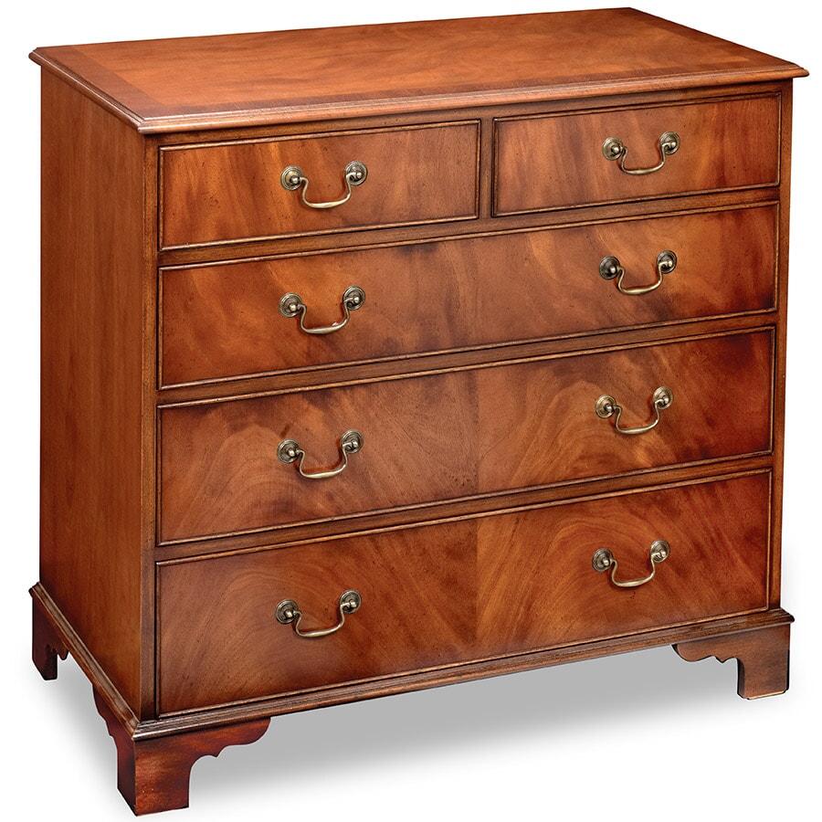 Two-Over-Three Mahogany Chest