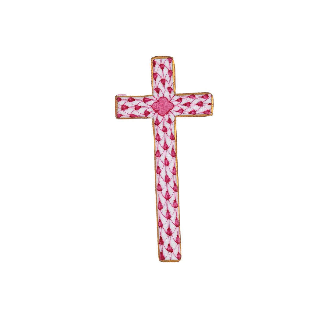 Herend Mini Fishnet Cross