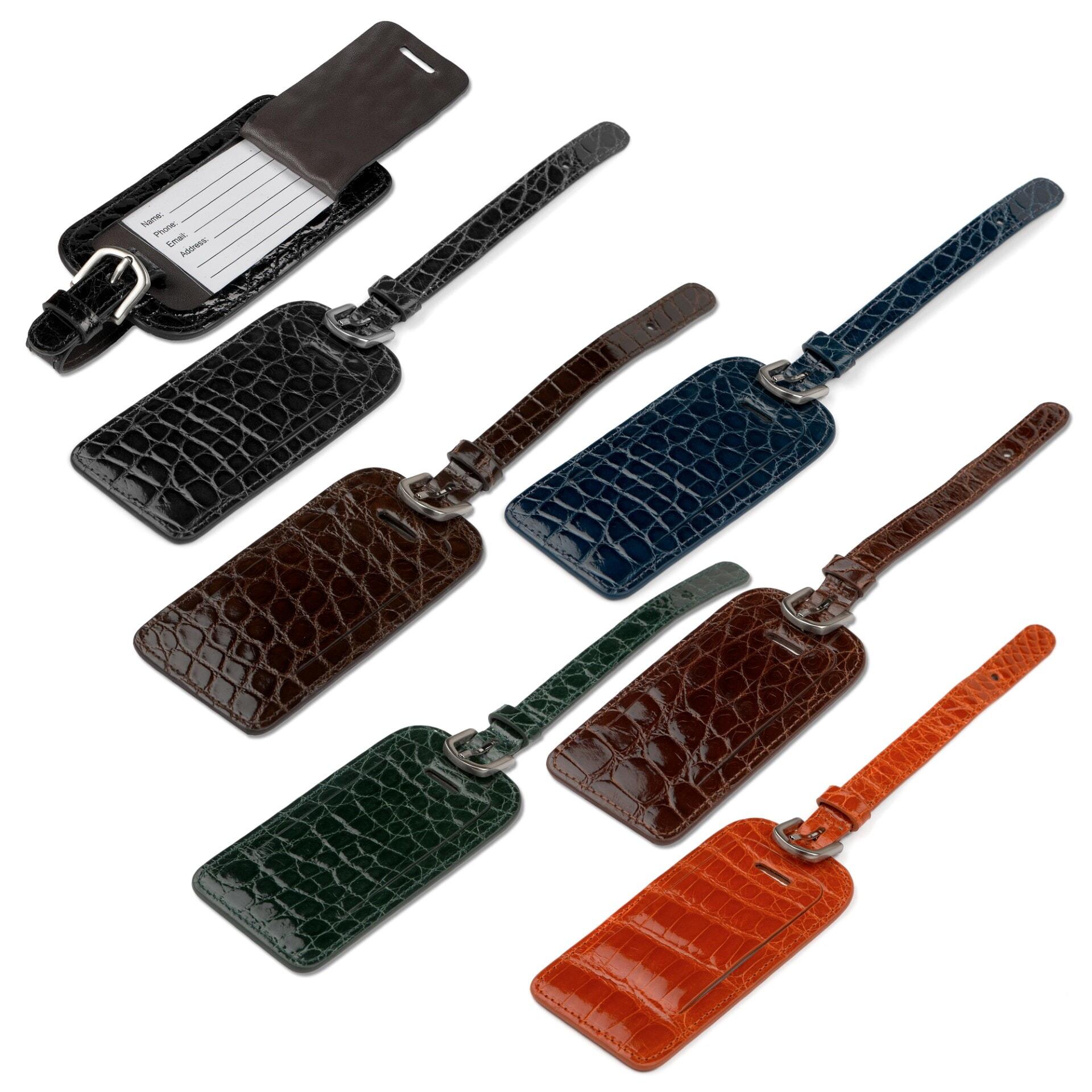 Glazed Alligator Luggage Tags