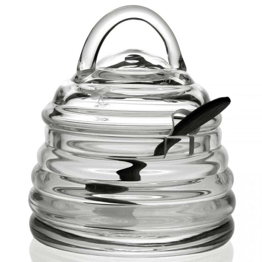 William Yeoward Country Honeybee Honey Jar & Spoon